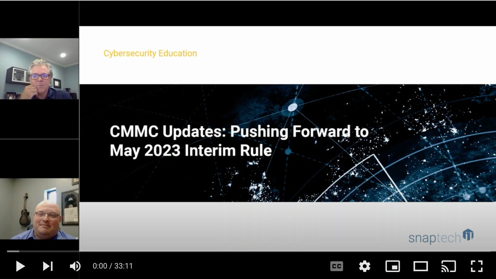 CMMC Updates: Pushing Forward to May 2023 Interim Rule - Snap Tech IT